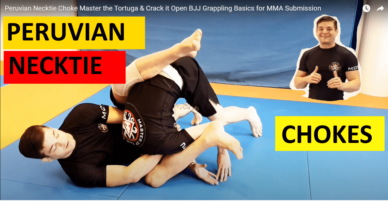 Peruvian Necktie Choke Master the Tortuga & Crack it Open BJJ Grappling ...
